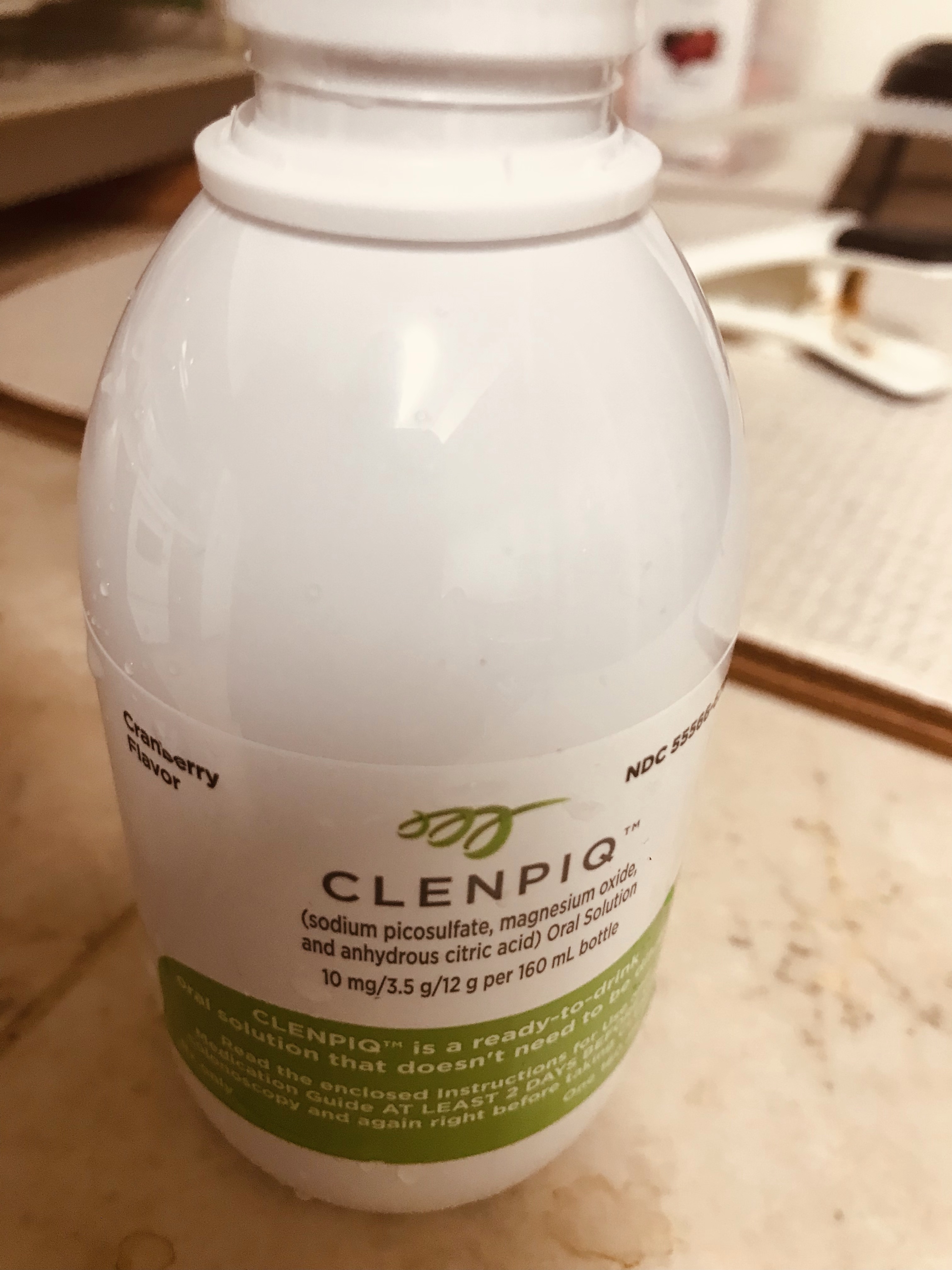 Just drank the second dose of CLENPIQ – Sykeology